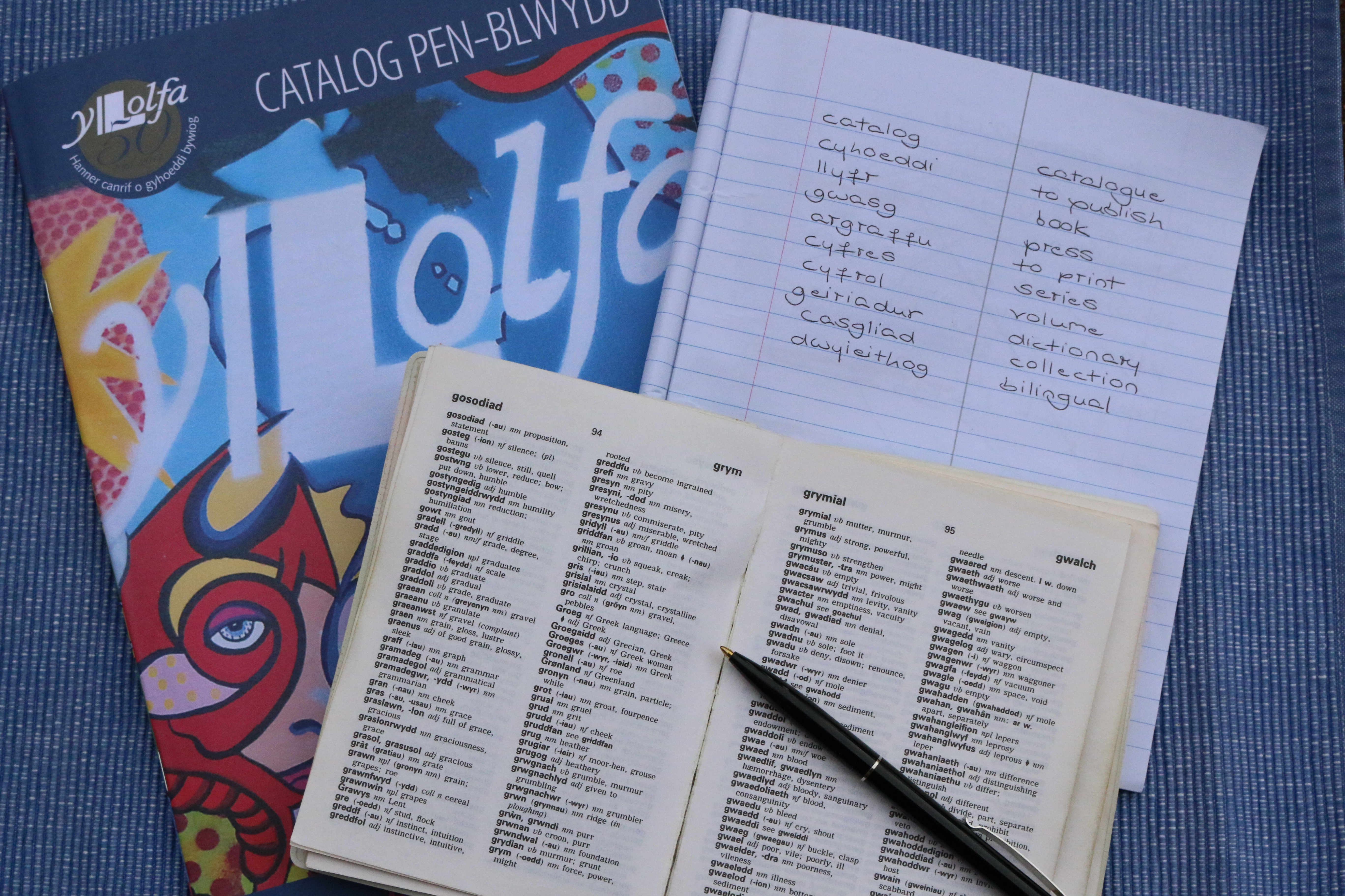 On word-field farming – Ymlaen